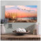 Top 03 Gorgeous Sunset On Lake Canvas Large Sizes Wrapped Or Framed ...