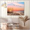 Top 03 Gorgeous Sunset On Lake Canvas Large Sizes Wrapped Or Framed ...