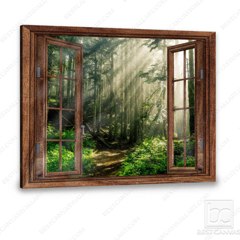 Wall Art Decor For Bedroom | Canvas Print Home Decor | Forest Wall Art ...