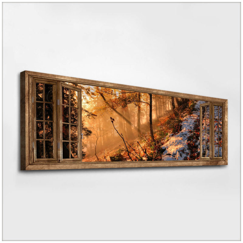 Forest Canvas Wall Art, Autumn Landscape Canvas Wall Art, Forest Wall ...