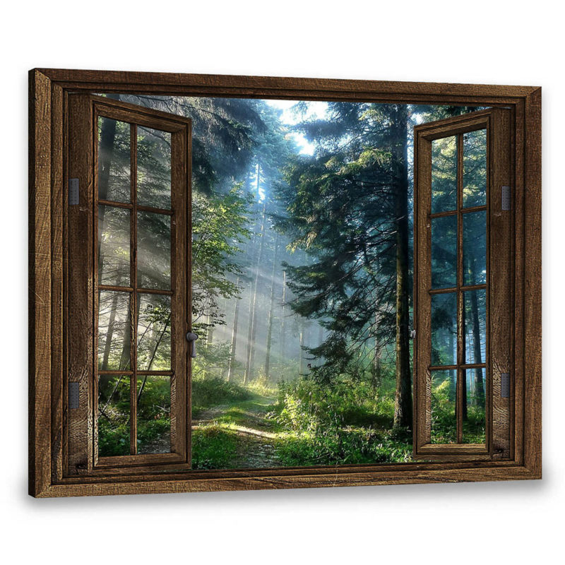 Wall Art Decor For Living Room | Canvas Print Home Decor | Fake Window ...