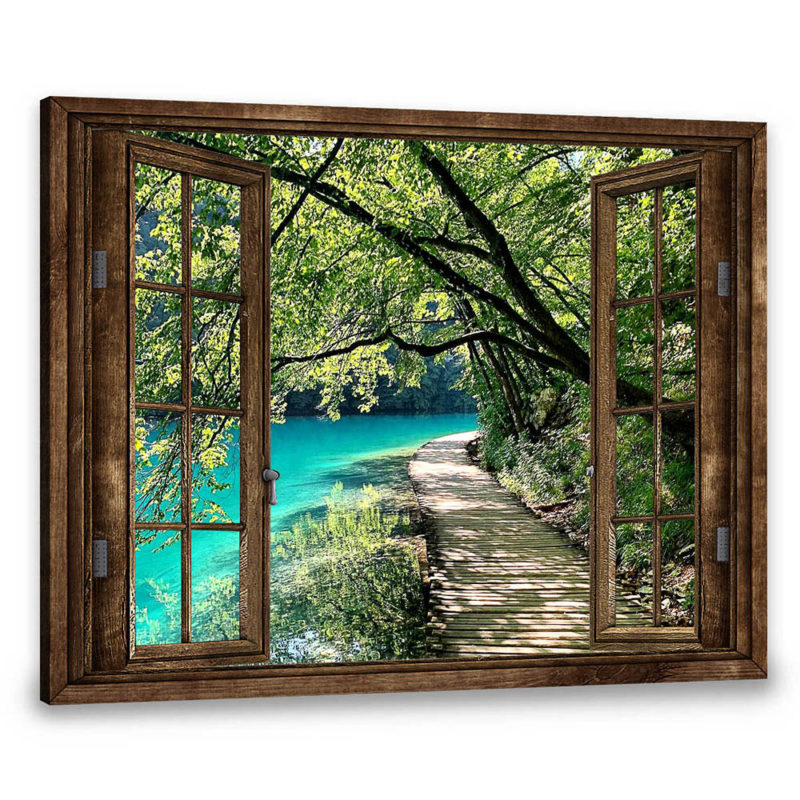 Wall Art Decor For Living Room | Canvas Print Home Decor | Fake Window ...